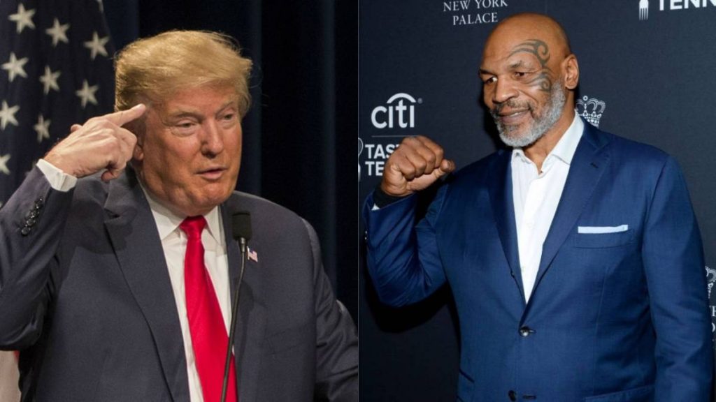 DONALD TRUMP ENVÍA MENSAJE DE RESPALDO A MIKE TYSON - EL VIRUS DEL BOXEO